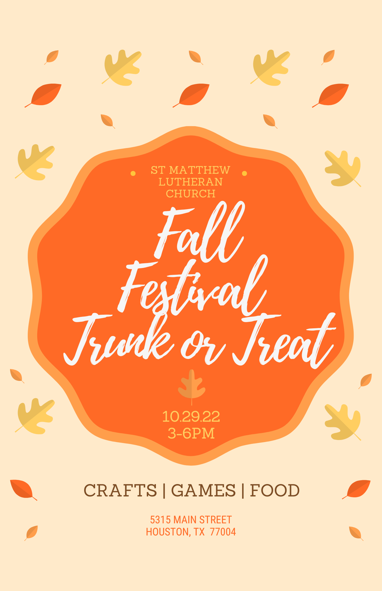 Fall Festival/Trunk or Treat - St. Matthew Lutheran Church